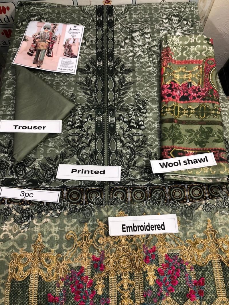 Jazmin New Design Linen 5122 for sale online in Lahore Pakistan.